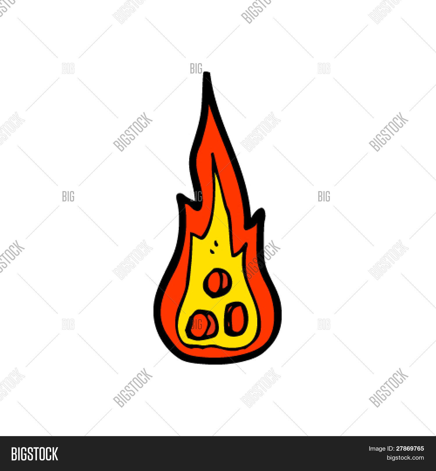 Fireball Cartoon Vector & Photo (Free Trial) | Bigstock