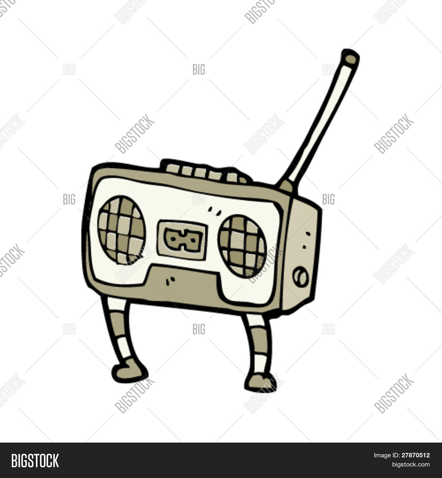 Dancing Retro Radio Vector & Photo (Free Trial) | Bigstock
