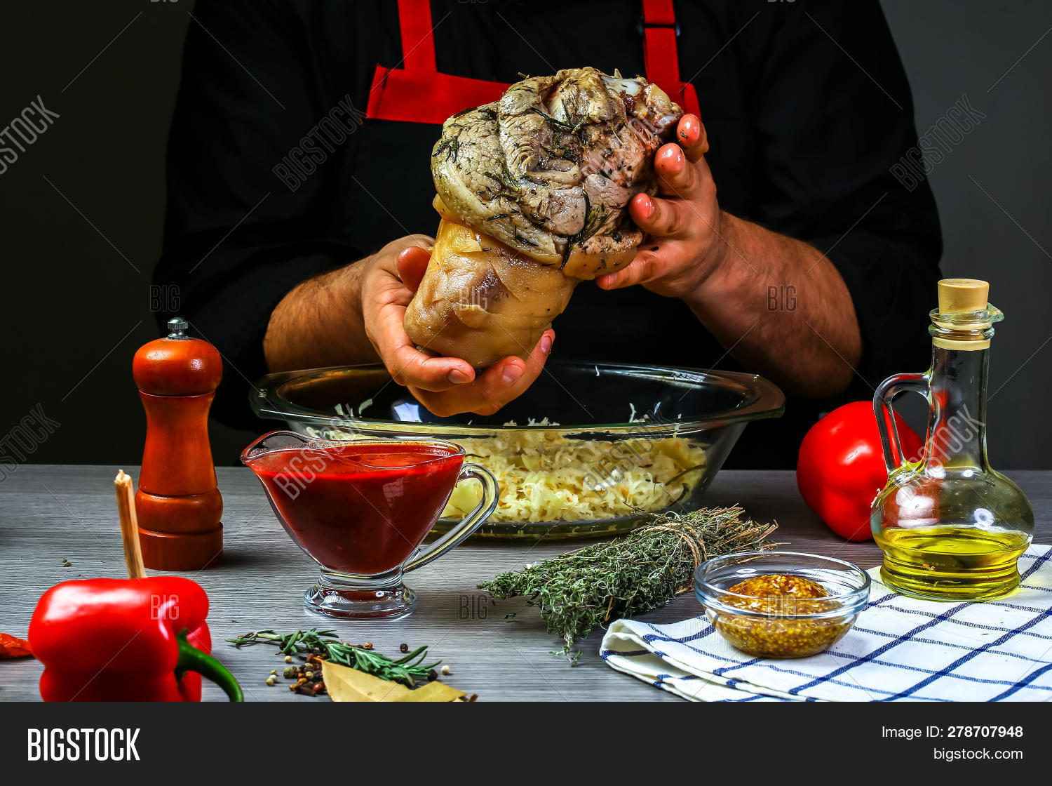 Chef Hands Cooking Image & Photo (Free Trial) | Bigstock