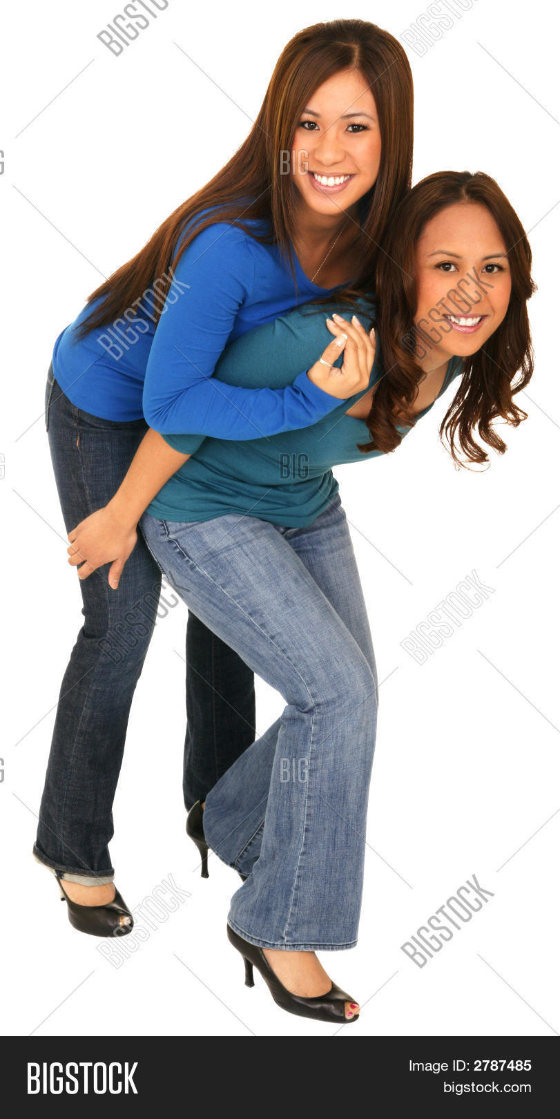 Sister Piggyback Image & Photo (Free Trial) | Bigstock