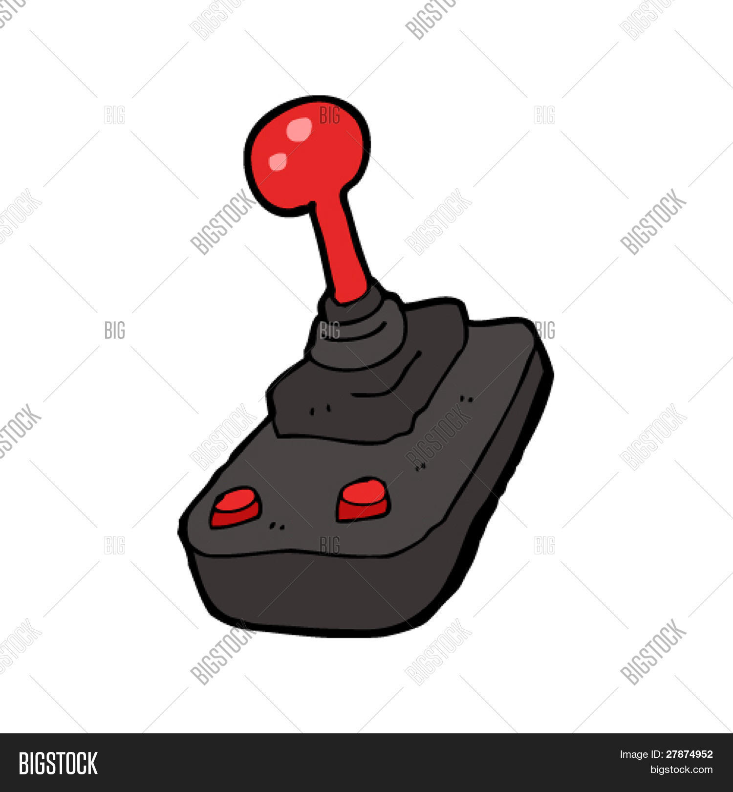 Joystick Cartoon Vector & Photo (Free Trial) | Bigstock