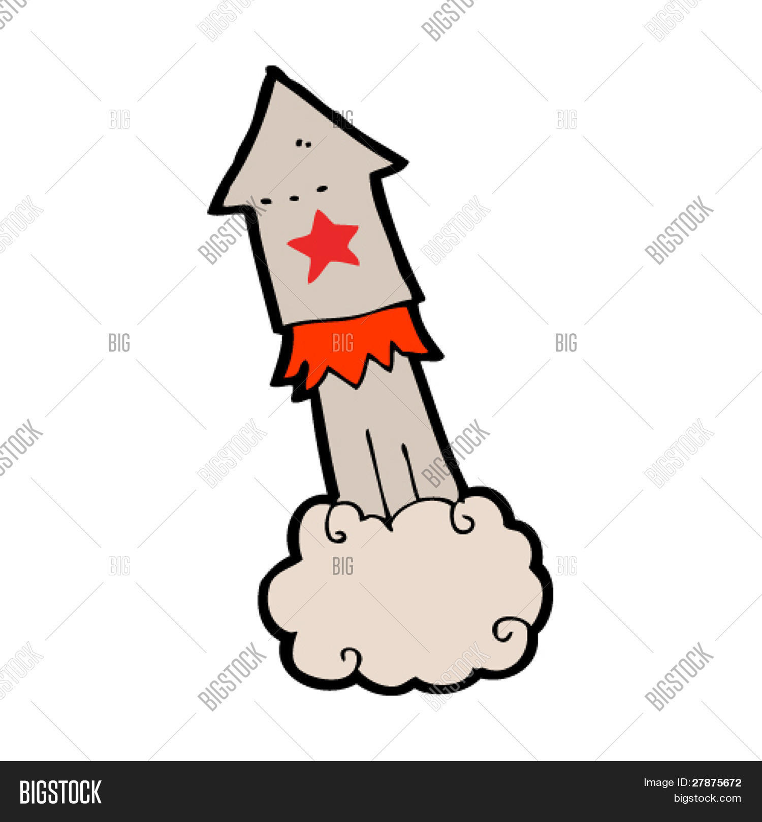 Cartoon Missile Vector & Photo (Free Trial) | Bigstock