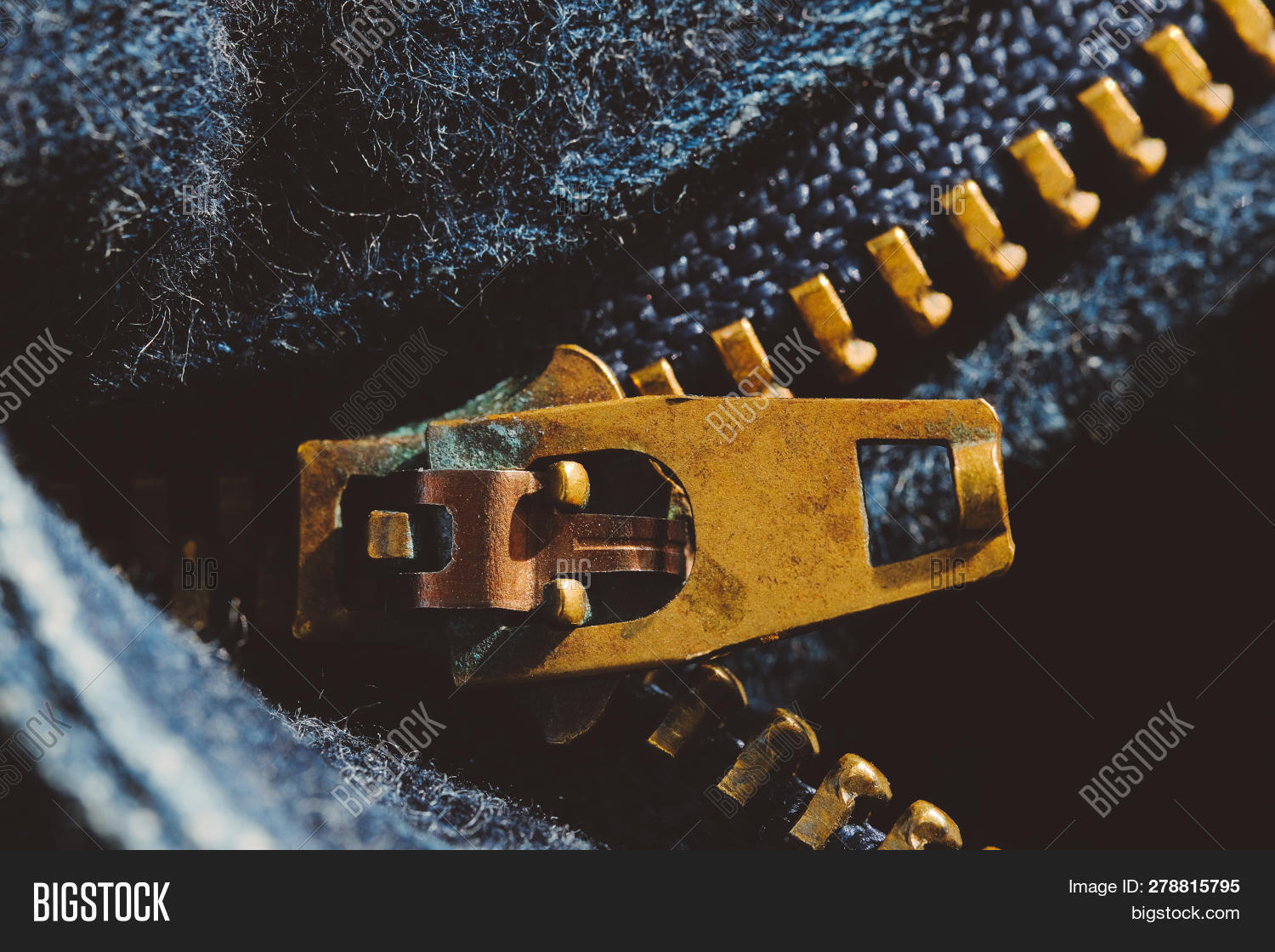Macro Yellow Zipper On Image & Photo (Free Trial) | Bigstock