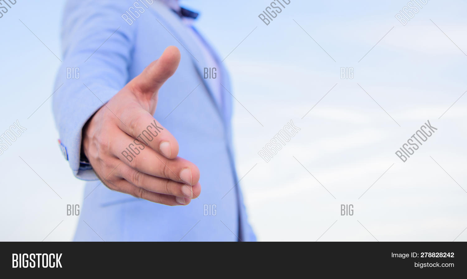 Hand Businessman Offer Image & Photo (Free Trial) | Bigstock