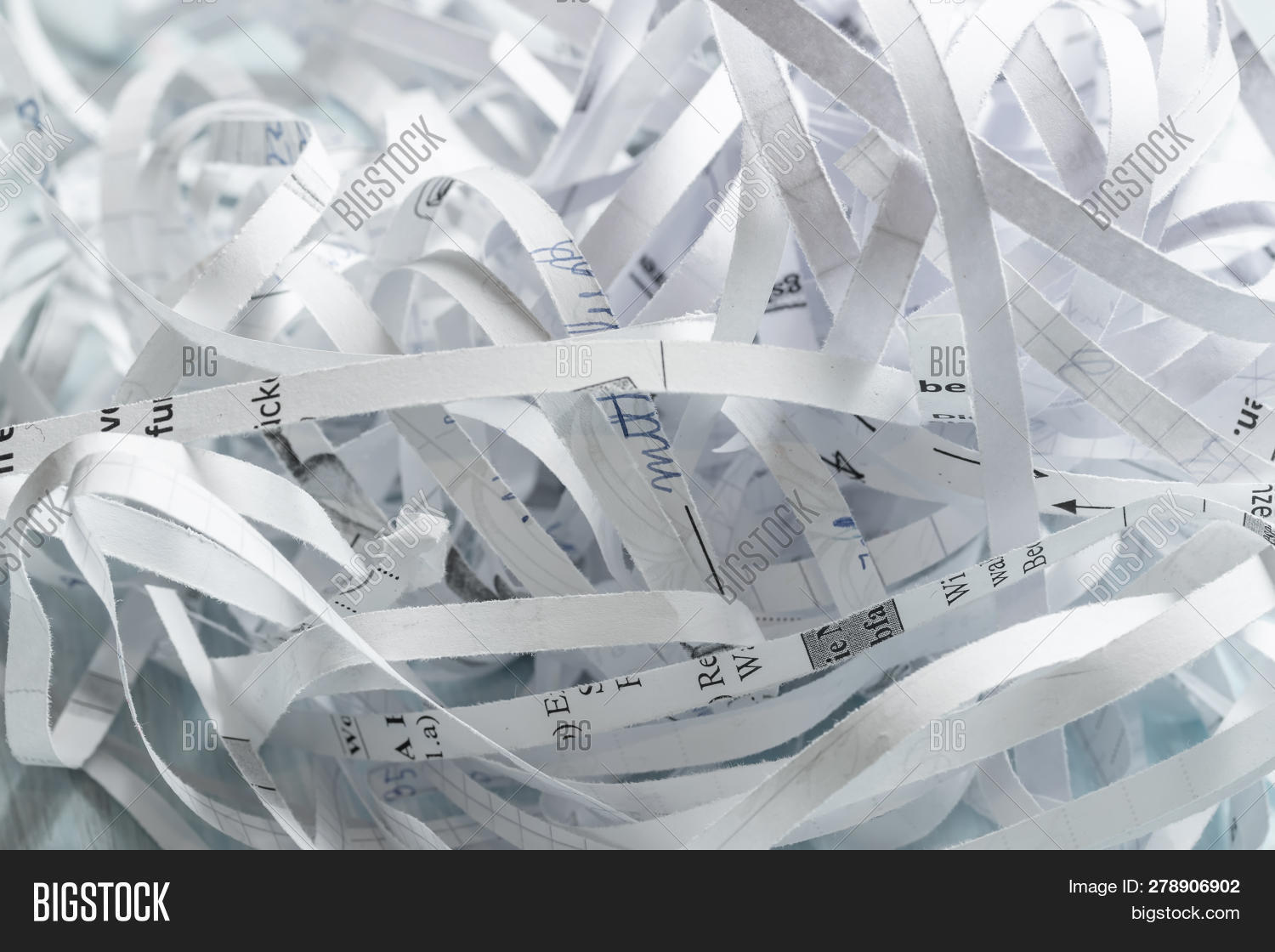 Pile Shredded Paper Image & Photo (Free Trial) | Bigstock