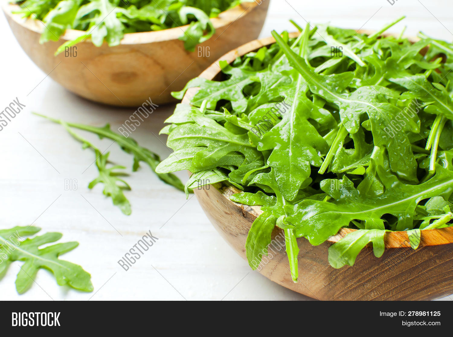 Fresh Green Arugula Image & Photo (Free Trial) | Bigstock