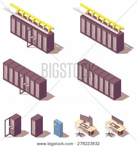 Vector Isometric Data Vector & Photo (Free Trial) | Bigstock