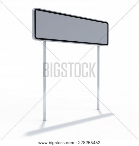 Blank White Road Sign Image & Photo (Free Trial) | Bigstock