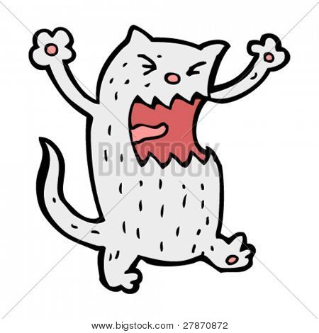 Angry Cat Cartoon Vector & Photo (Free Trial) | Bigstock