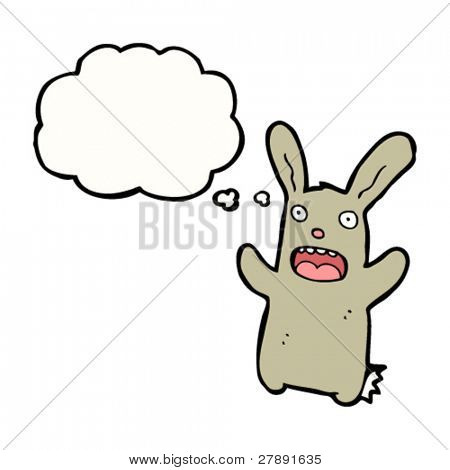 Cartoon Scared Rabbit Vector & Photo (Free Trial) | Bigstock
