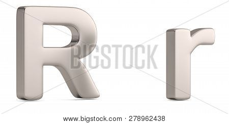 Letter R Steel Solid Image & Photo (Free Trial) | Bigstock