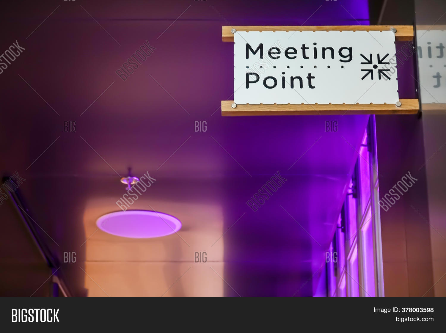Meeting Point Sign Image & Photo (Free Trial) | Bigstock