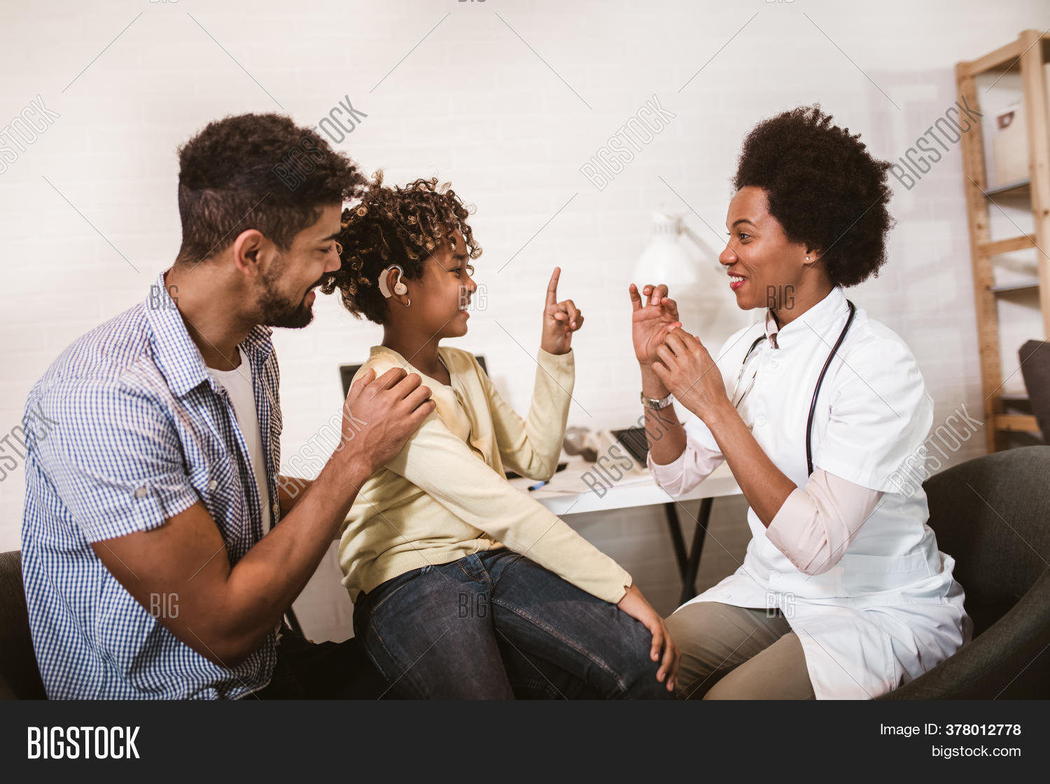 Smiling Deaf African Image & Photo (Free Trial) | Bigstock