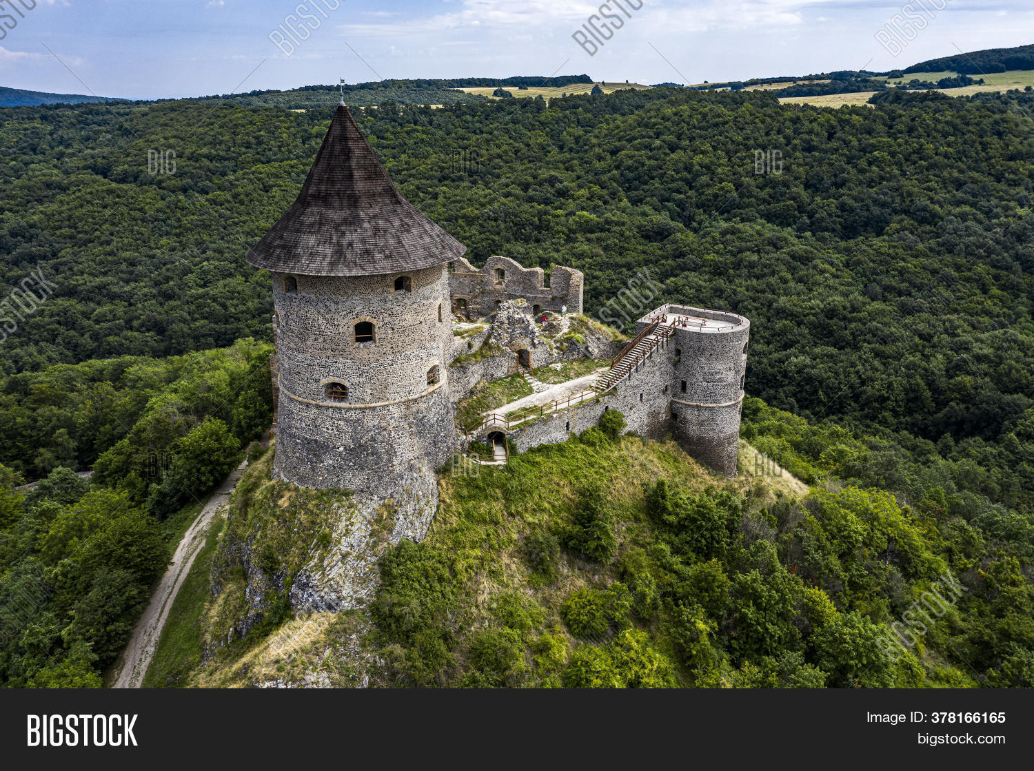 Ruins Medieval Castle Image & Photo (Free Trial) | Bigstock