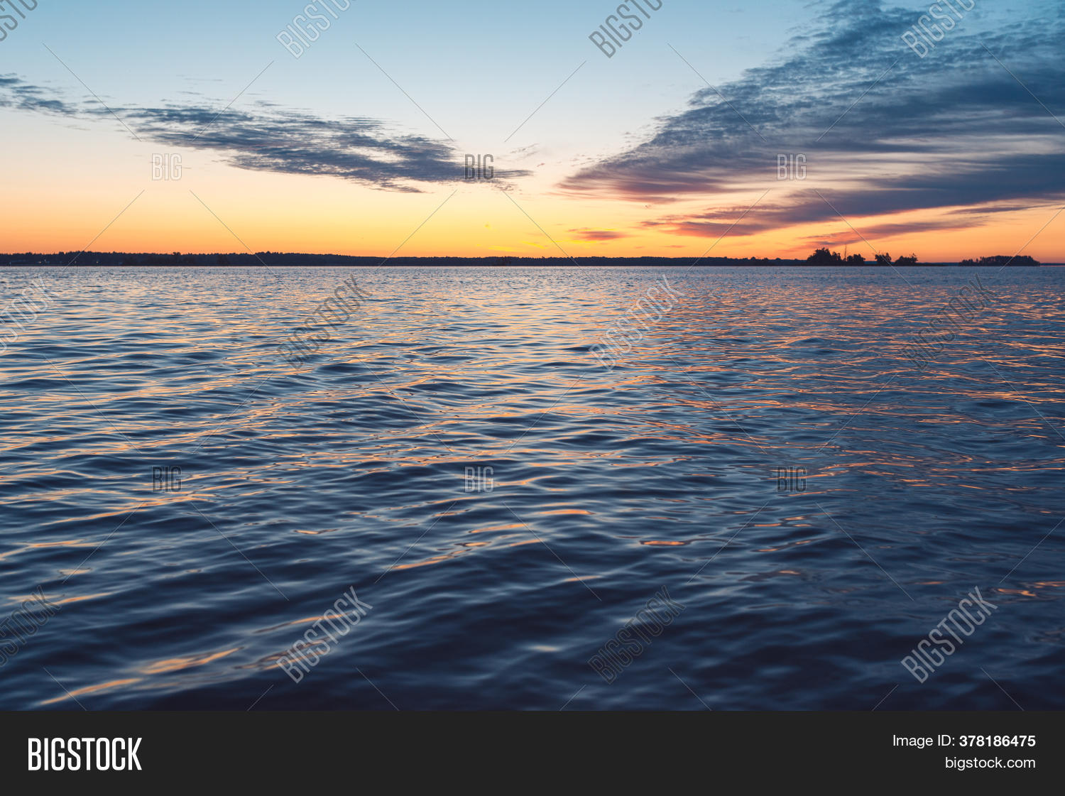 Evening Sea Sunset Image & Photo (Free Trial) | Bigstock
