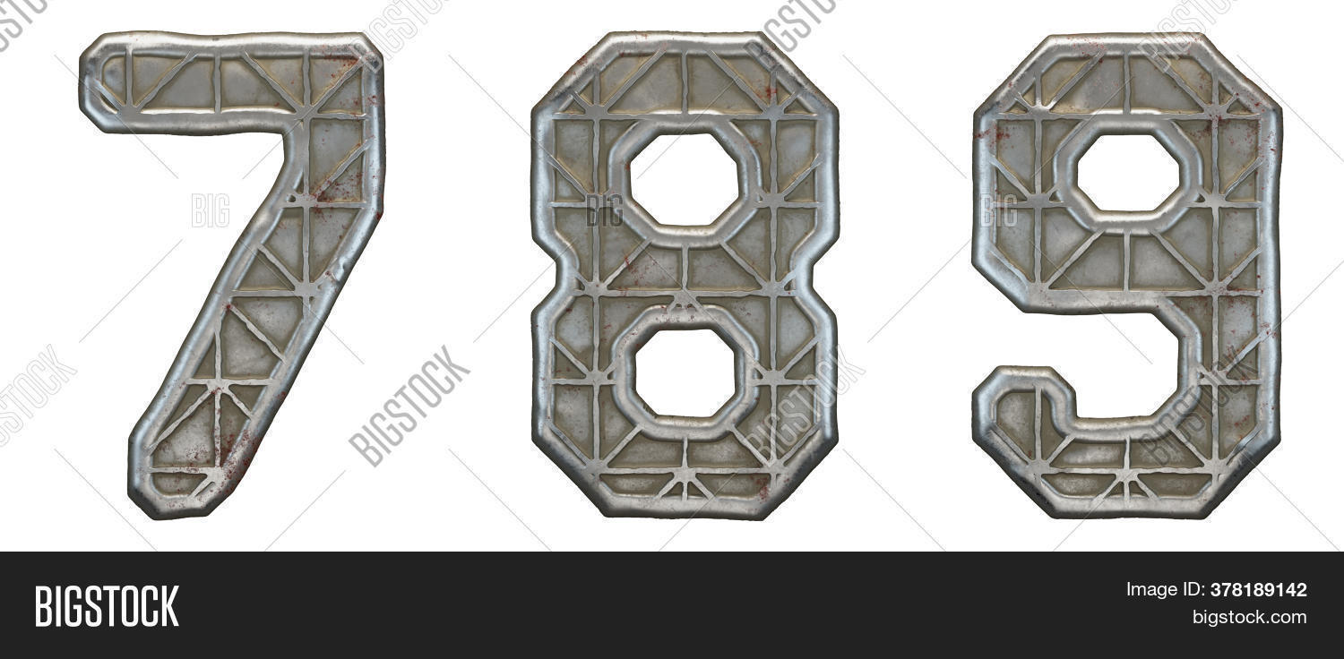 Set Numbers 7, 8, 9 Image & Photo (Free Trial) | Bigstock