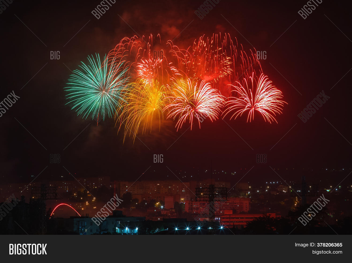 Beautiful Fireworks Image & Photo (Free Trial) | Bigstock