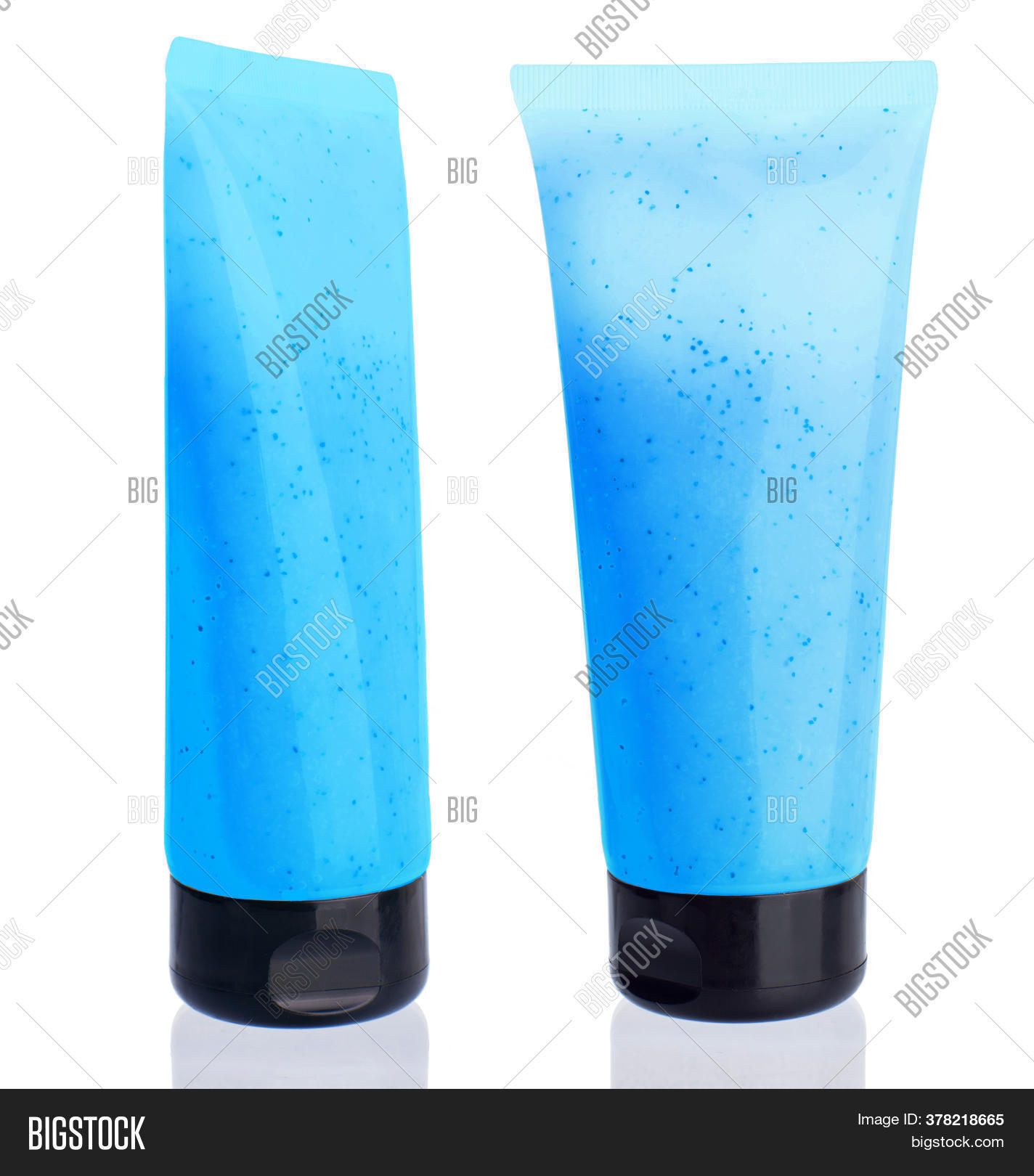 Body Scrub On Blue Image & Photo (Free Trial) | Bigstock
