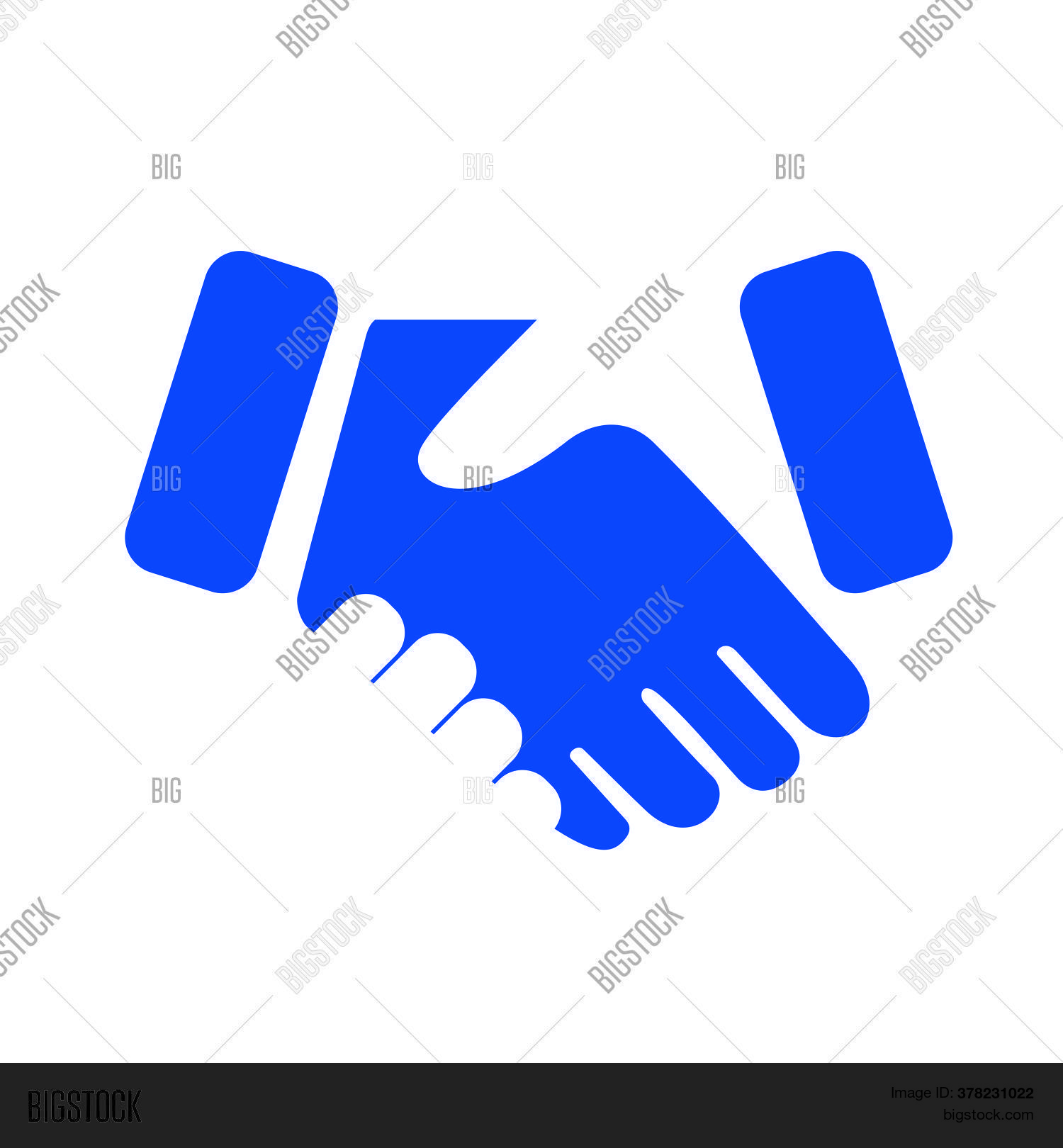 Shake Hand Logo Vector