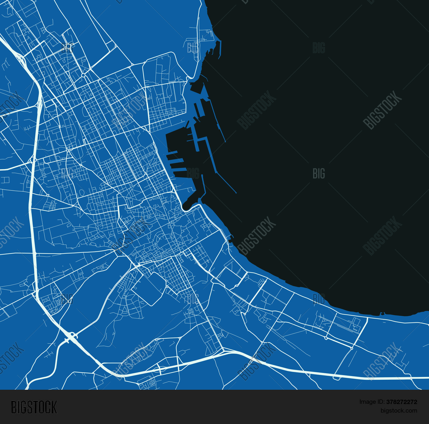 Palermo City Map Vector & Photo (Free Trial) | Bigstock