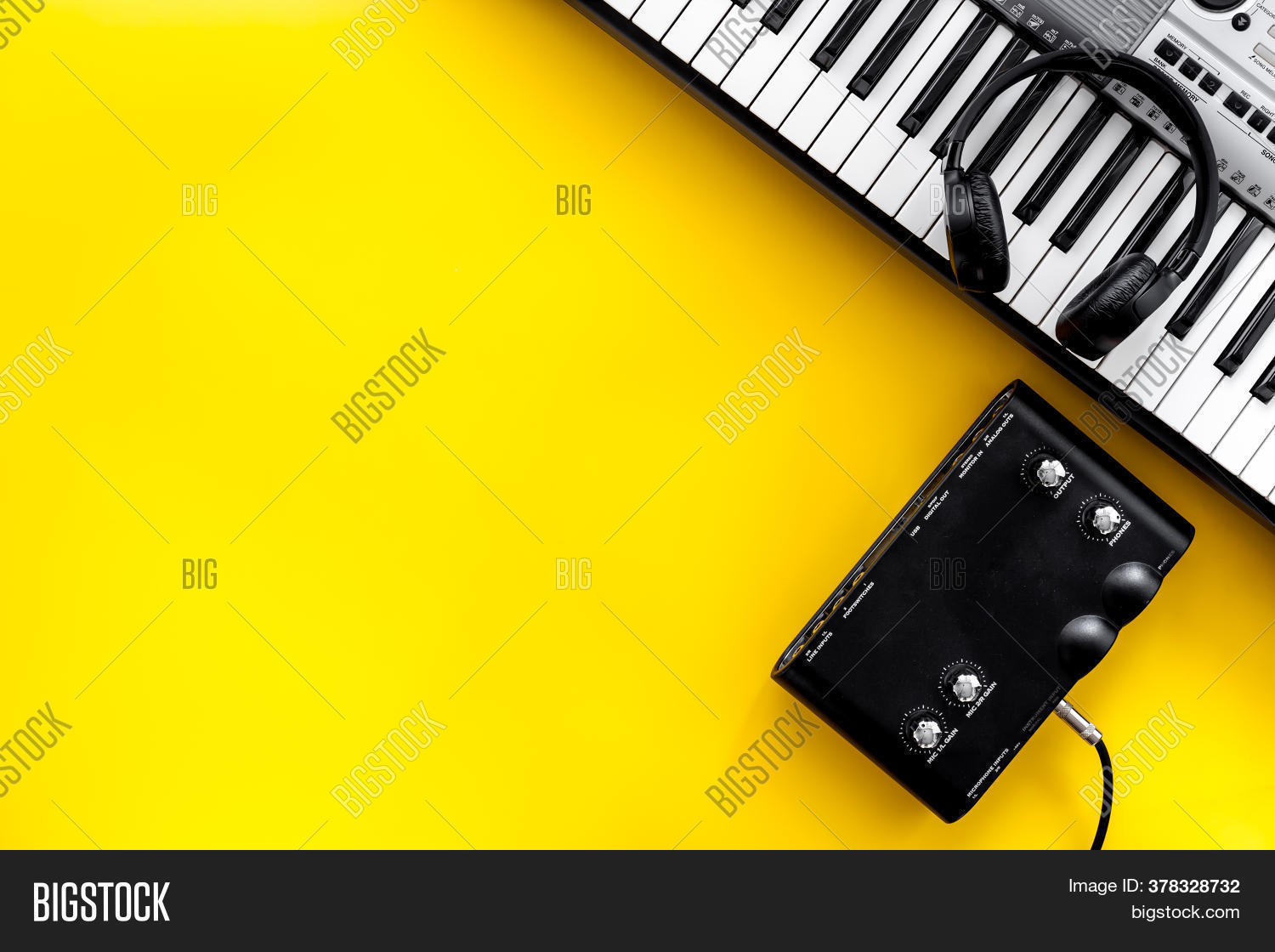 Musician Work Set Image & Photo (Free Trial) | Bigstock