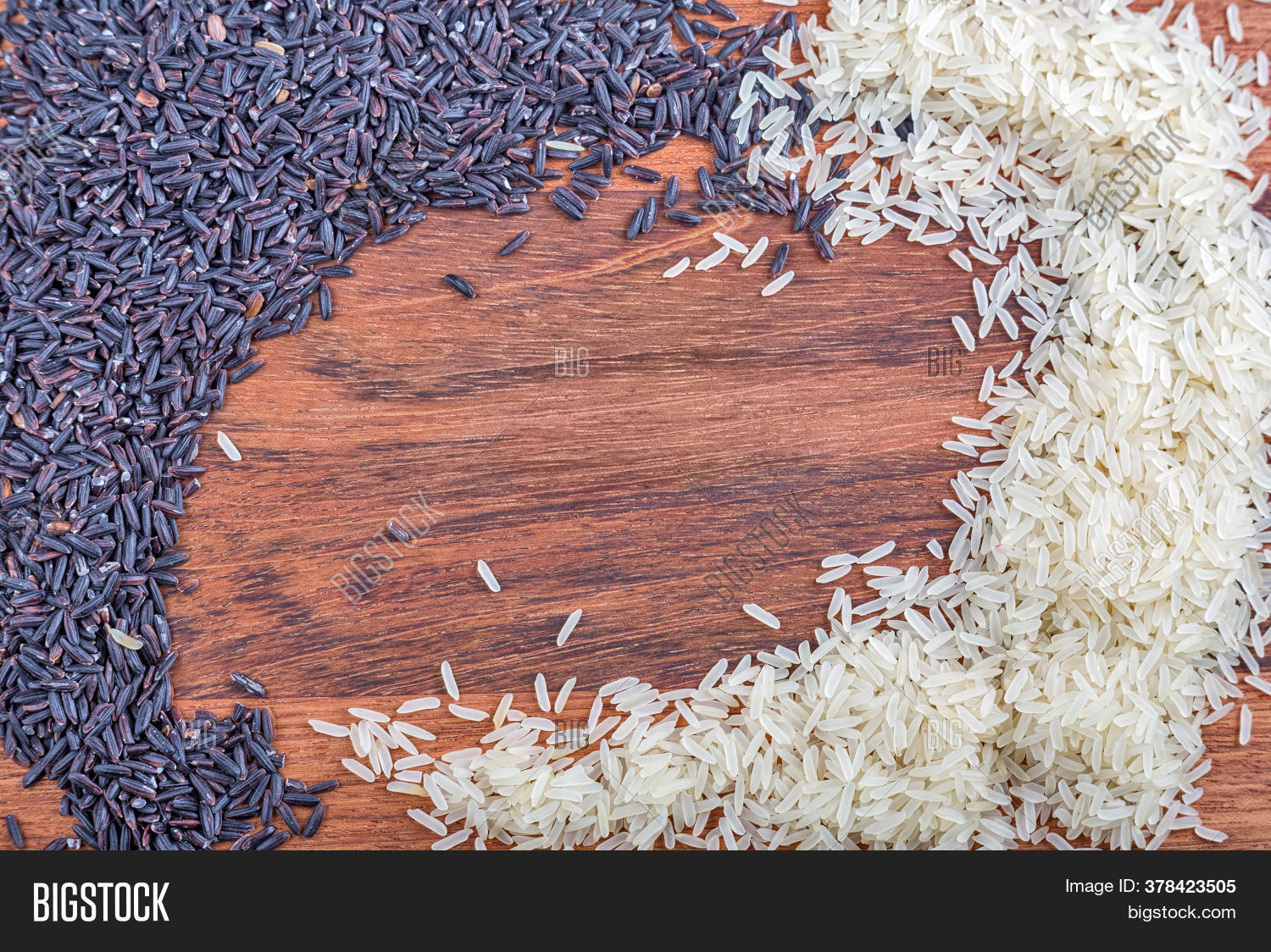 Black White Rice On Image & Photo (Free Trial) | Bigstock