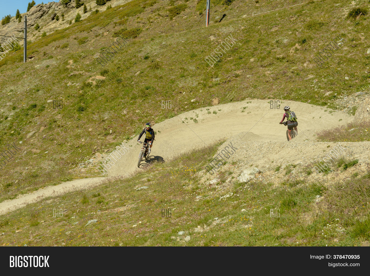 People Driving Mtb On Image & Photo (Free Trial) | Bigstock