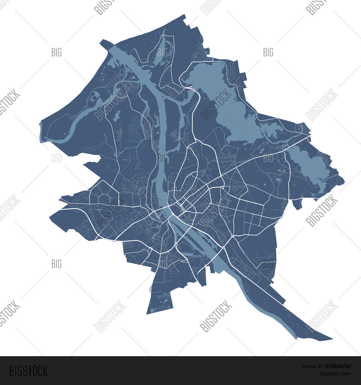 Riga Map. Detailed Vector & Photo (Free Trial) | Bigstock