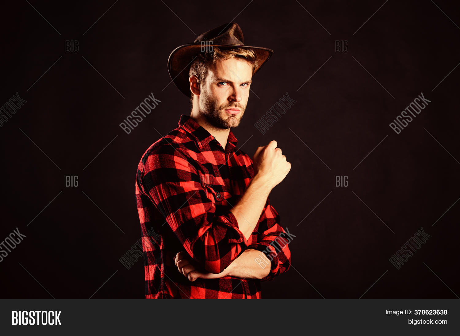 Brave Cowboy. Vintage Image & Photo (Free Trial) | Bigstock