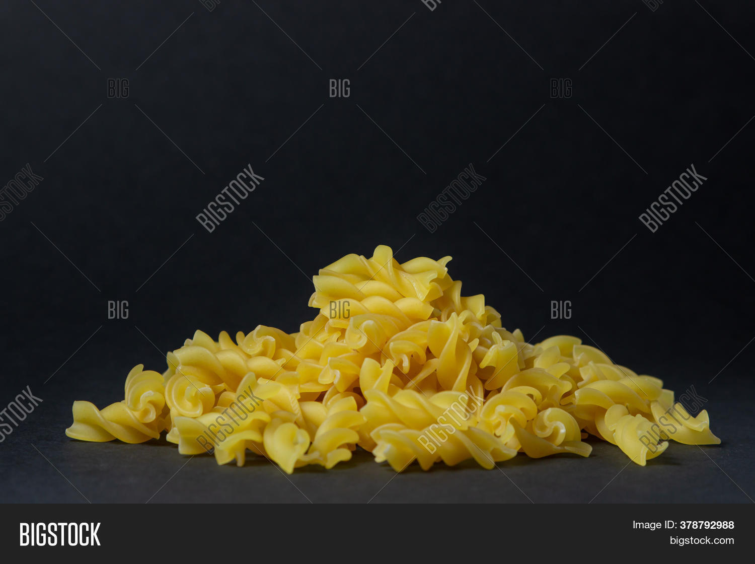 Pasta On Black Image & Photo (Free Trial) | Bigstock