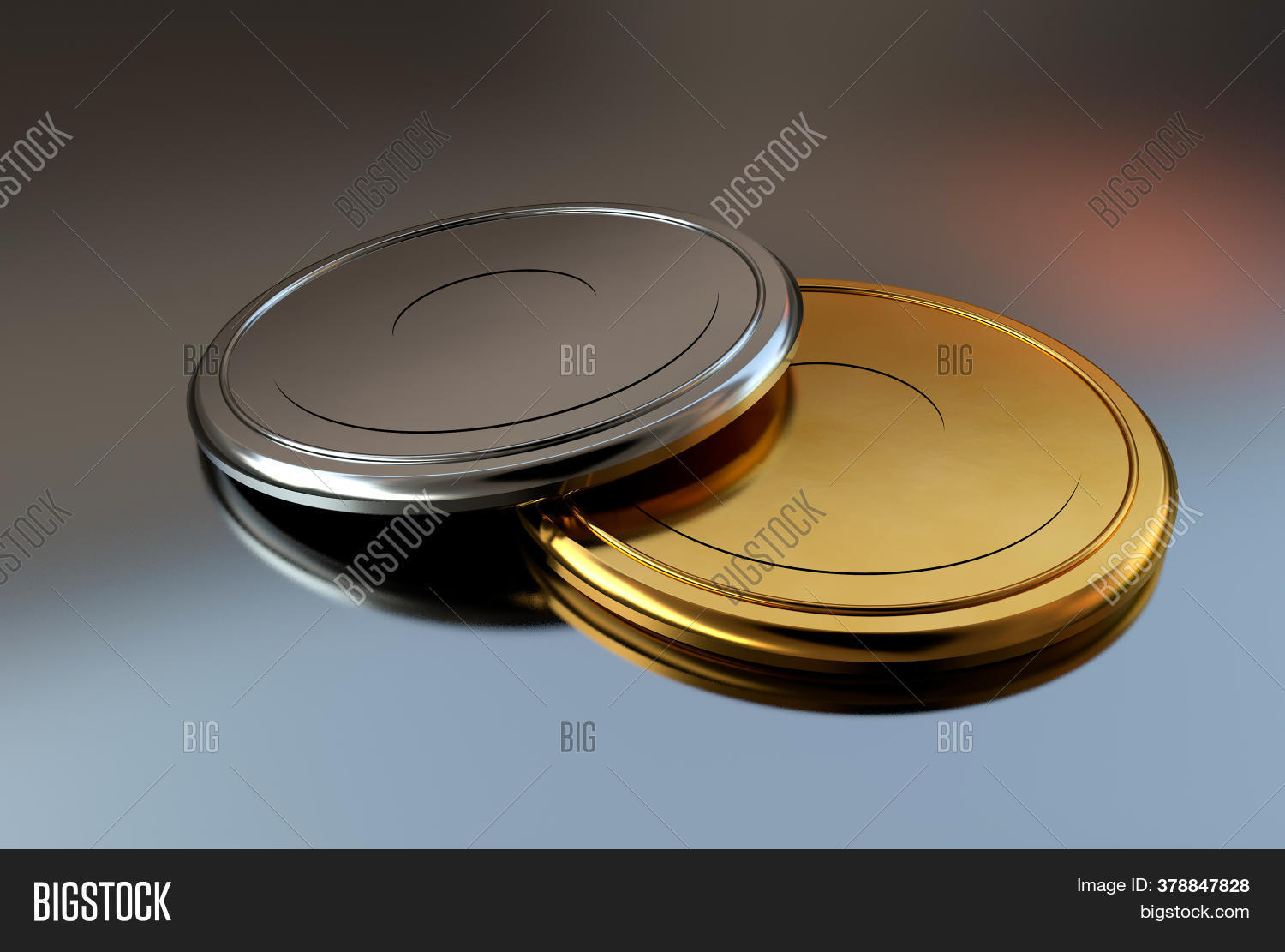 3d Gold Silver Medals Image & Photo (Free Trial) | Bigstock