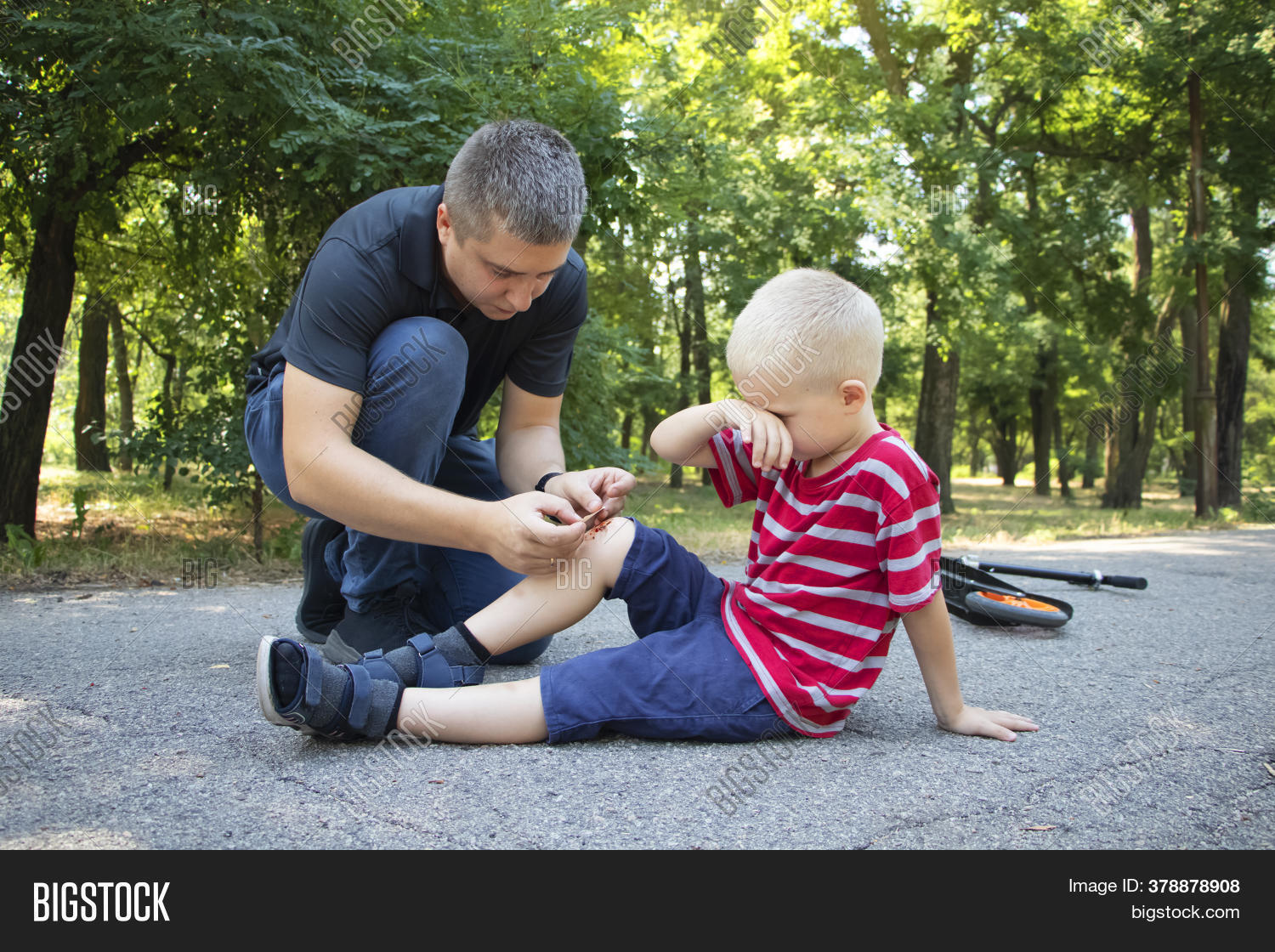 Four-year-old Boy Fell Image & Photo (Free Trial) | Bigstock