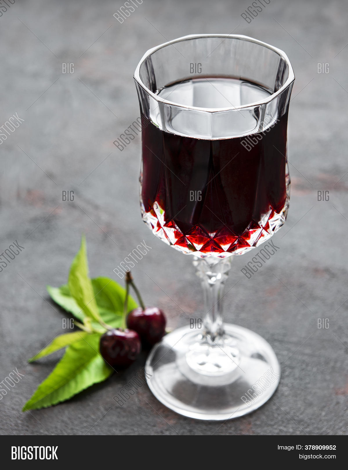 Cherry Liqueur Glass Image & Photo (Free Trial) | Bigstock