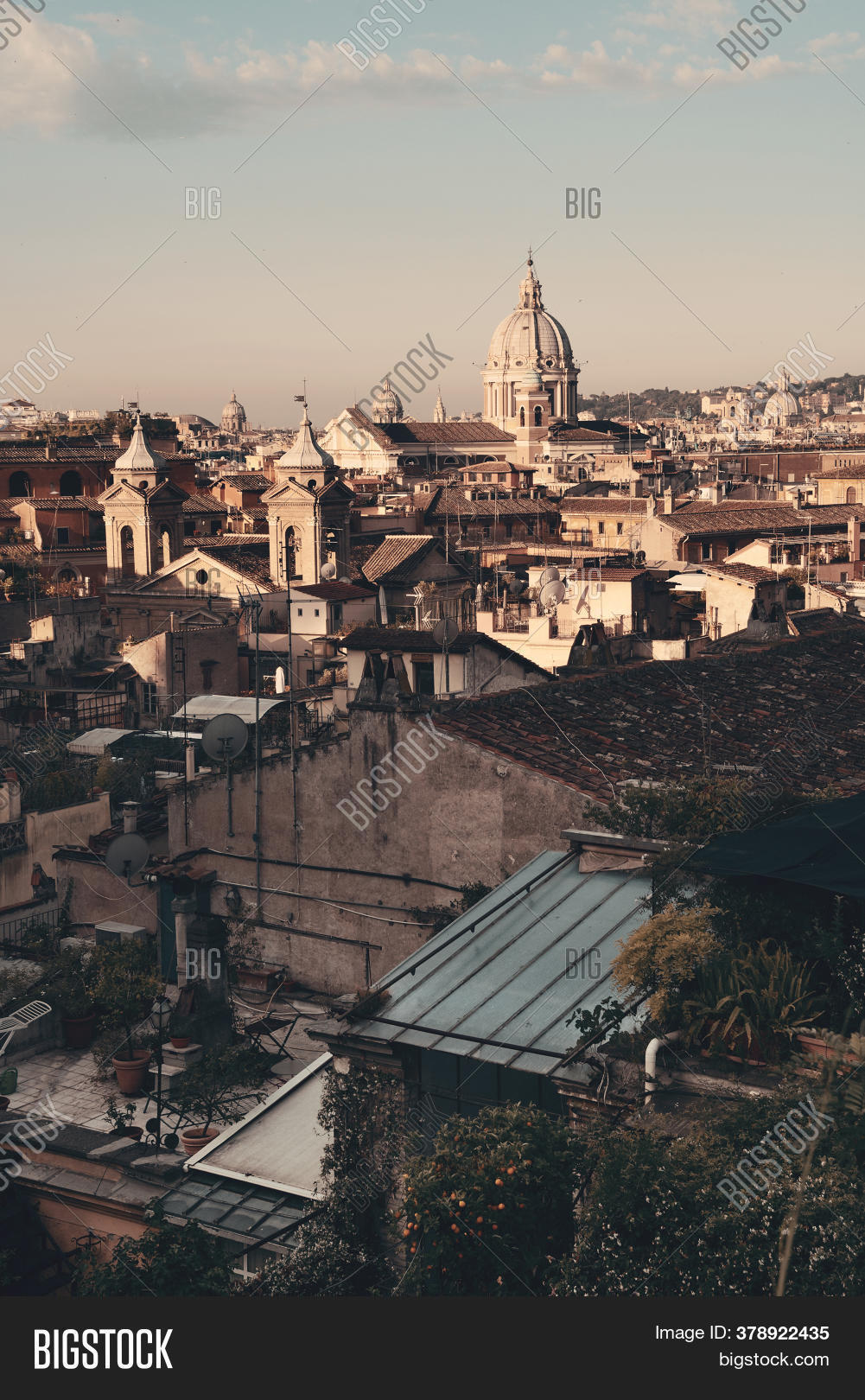 Rome Rooftop View Image & Photo (Free Trial) | Bigstock