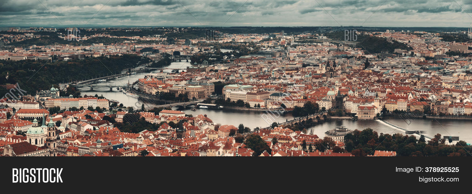 Prague Skyline Rooftop Image & Photo (Free Trial) | Bigstock
