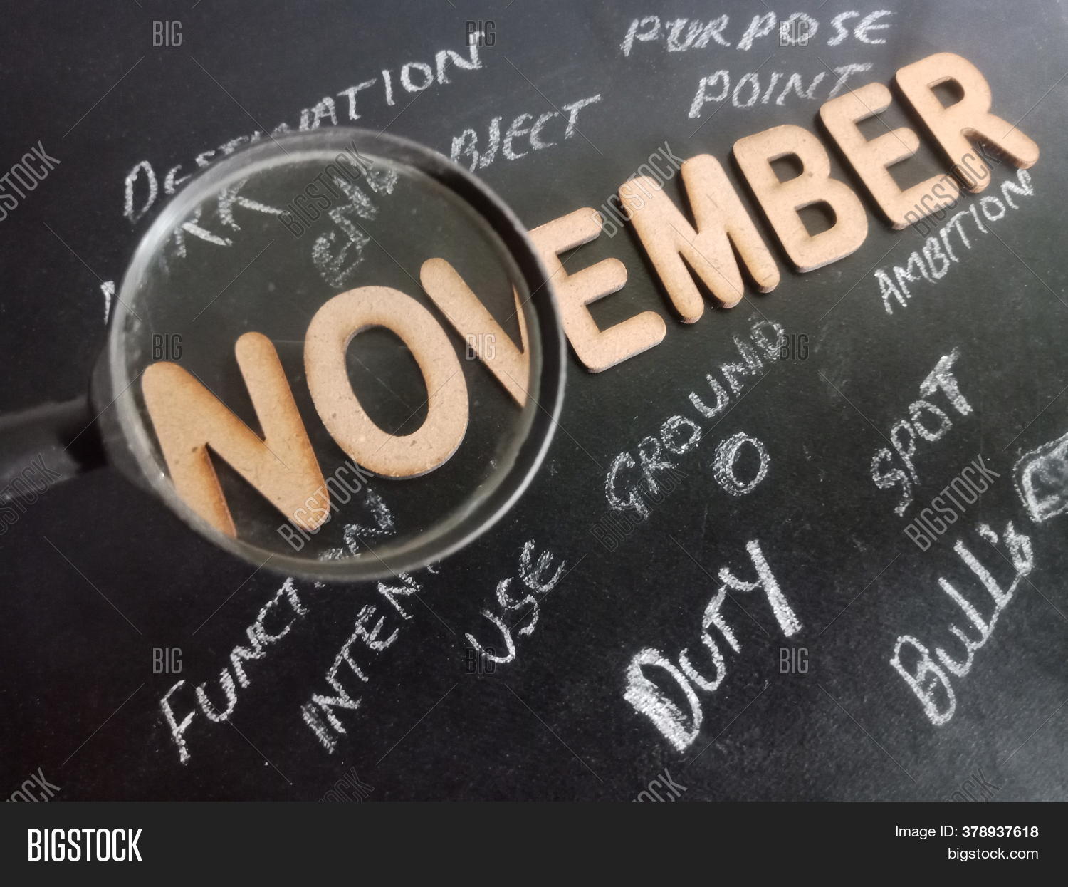 November Word Image & Photo (Free Trial) | Bigstock