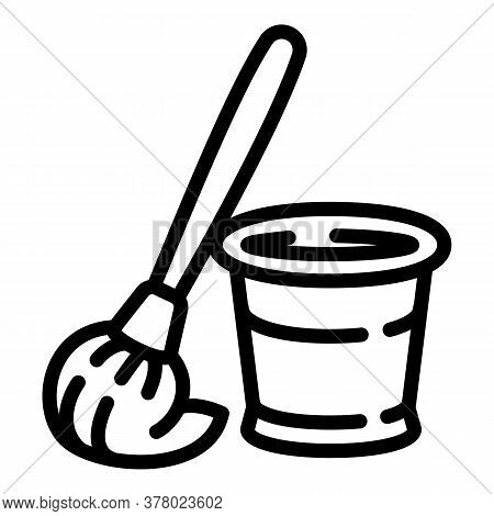 Mop Bucket Icon. Vector & Photo (Free Trial) | Bigstock