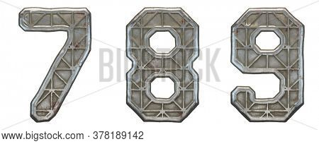 Set Numbers 7, 8, 9 Image & Photo (Free Trial) | Bigstock