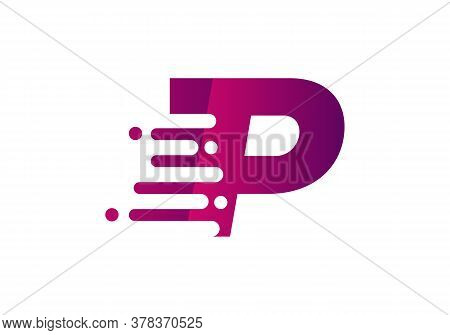 Letter P Speed Logo Vector & Photo (Free Trial) | Bigstock