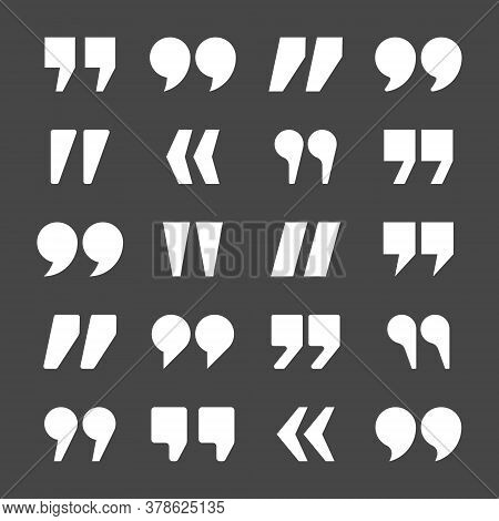 Quotation Marks Vector & Photo (Free Trial) | Bigstock
