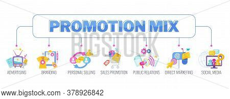 Promotion Mix Banner Vector & Photo (Free Trial) | Bigstock