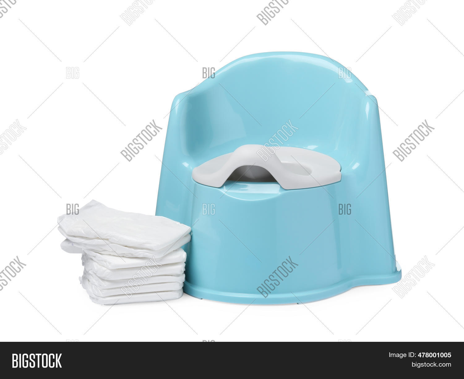 Light Blue Baby Potty Image & Photo (Free Trial) | Bigstock