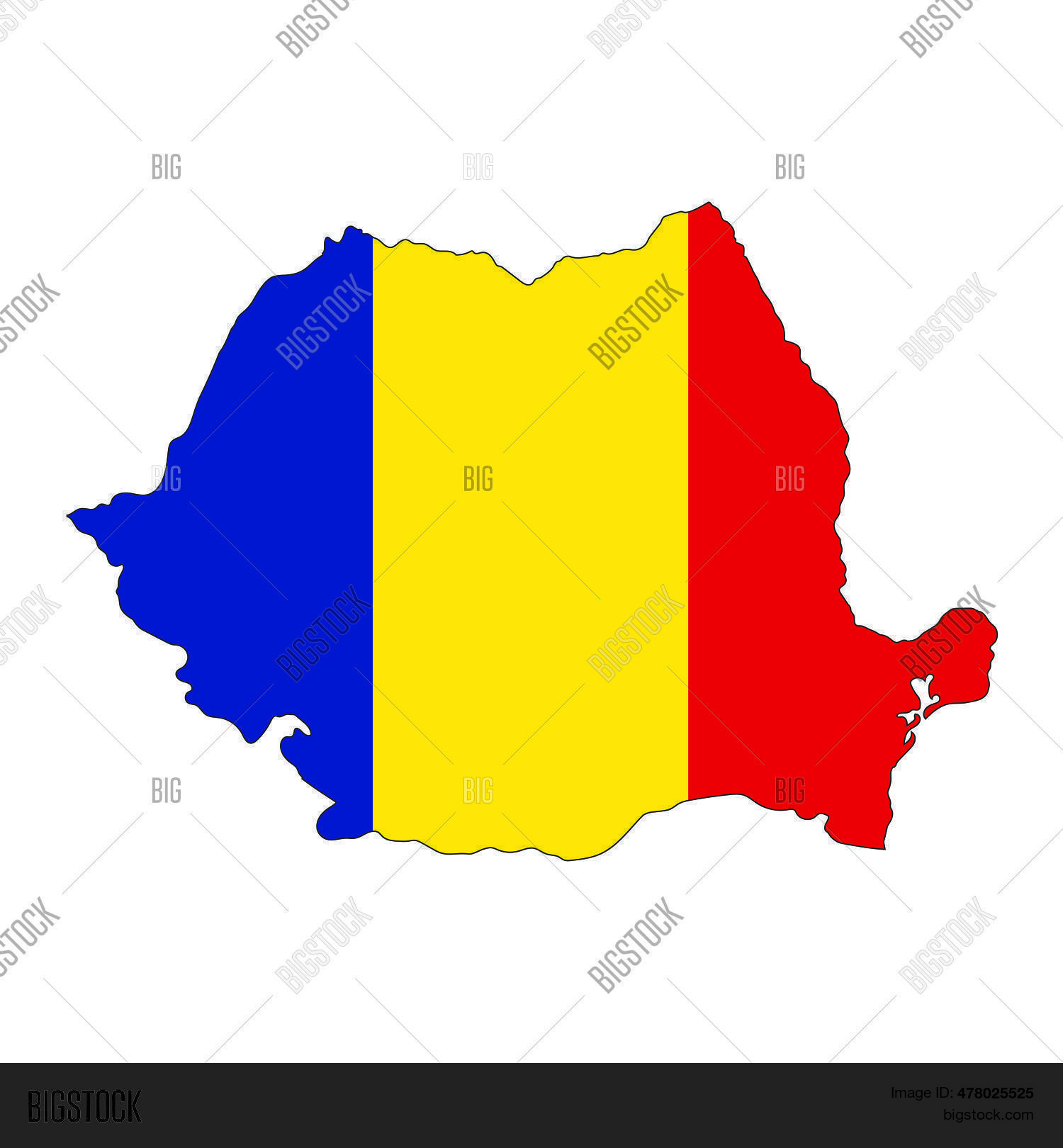 Romania Map Vector & Photo (Free Trial) | Bigstock