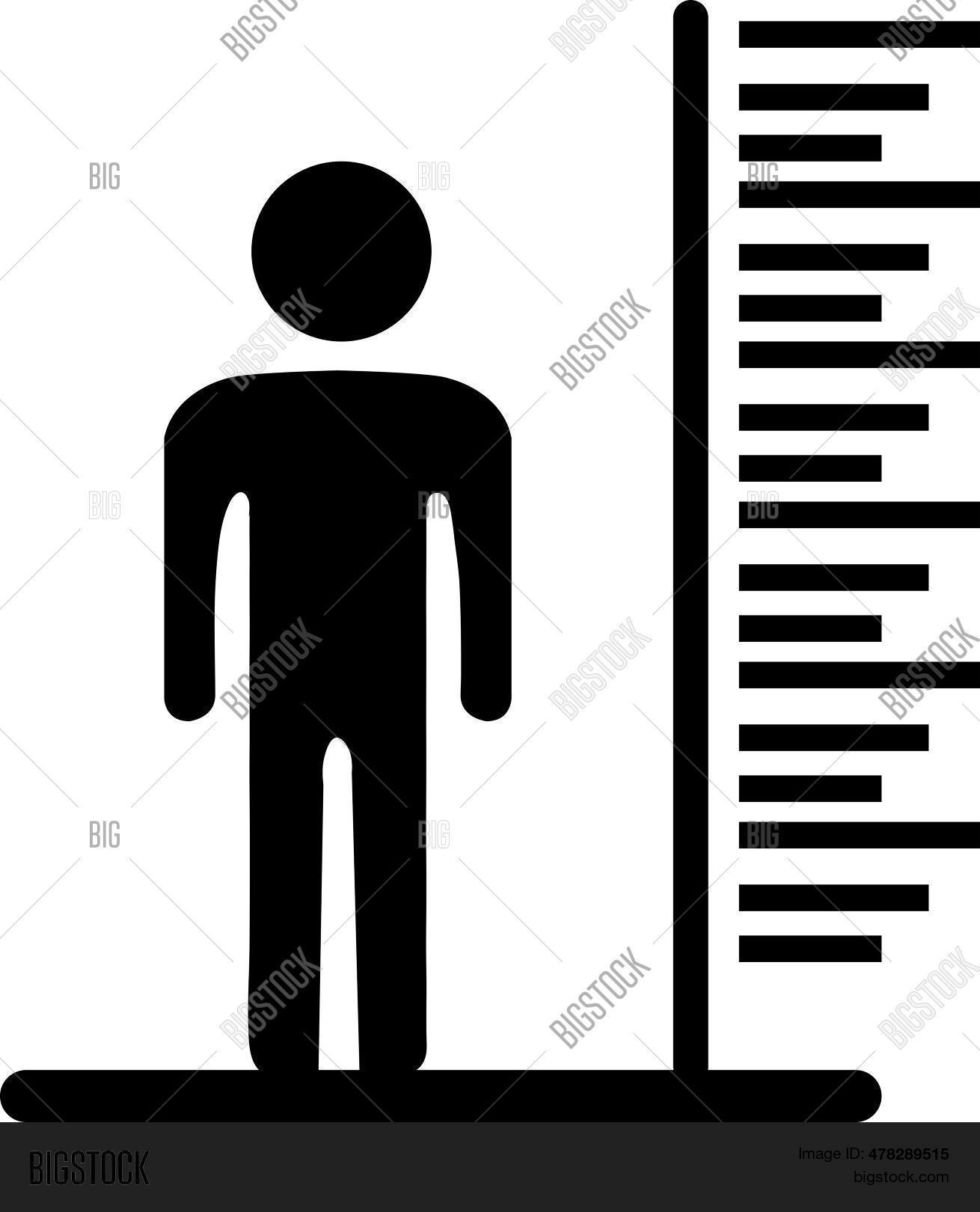 Man Tall Scale Icon Vector & Photo (Free Trial) | Bigstock