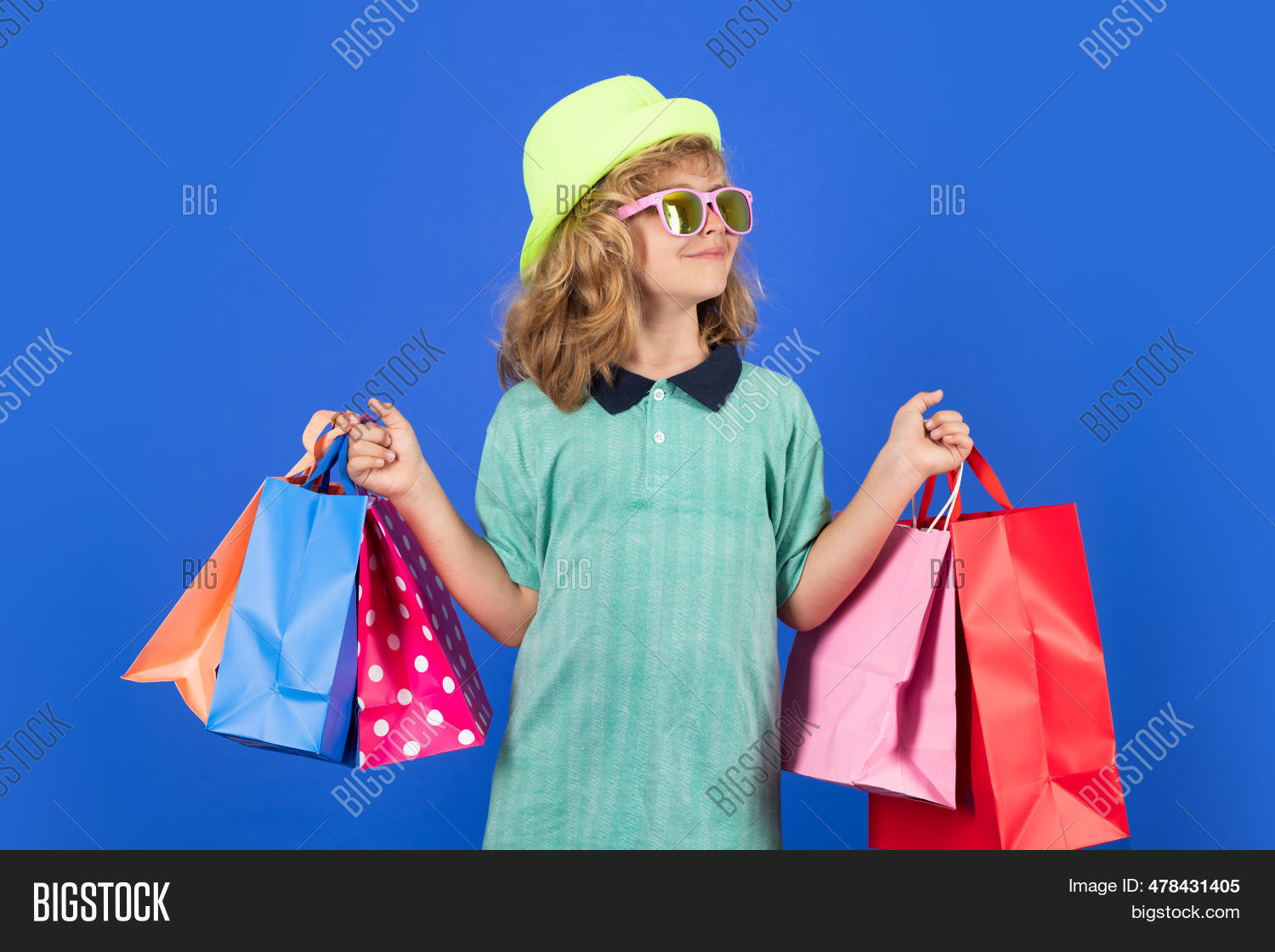 Little Kid Shopper. Image & Photo (Free Trial) | Bigstock