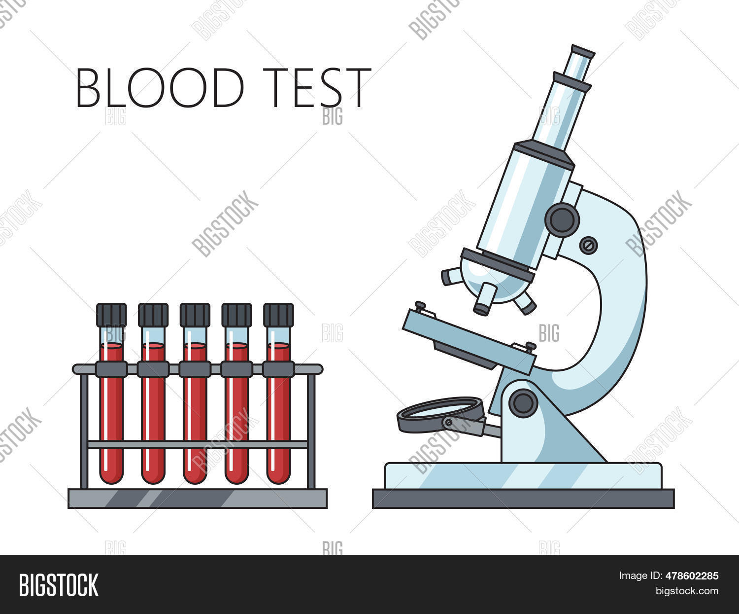 Microscope Blood Tests Image & Photo (Free Trial) | Bigstock