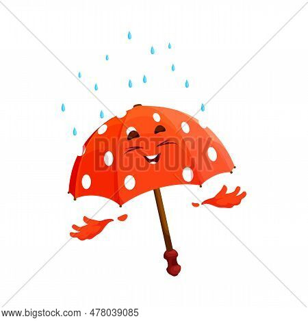 Cartoon Red Umbrella Vector & Photo (Free Trial) | Bigstock