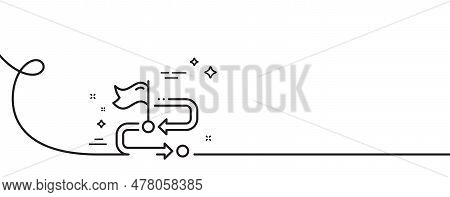 Travel Path Line Icon Vector & Photo (Free Trial) | Bigstock