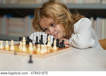 Chess Game Kids. Child Image & Photo (Free Trial) | Bigstock