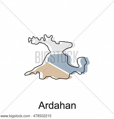 Map Ardahan Province Vector & Photo (Free Trial) | Bigstock